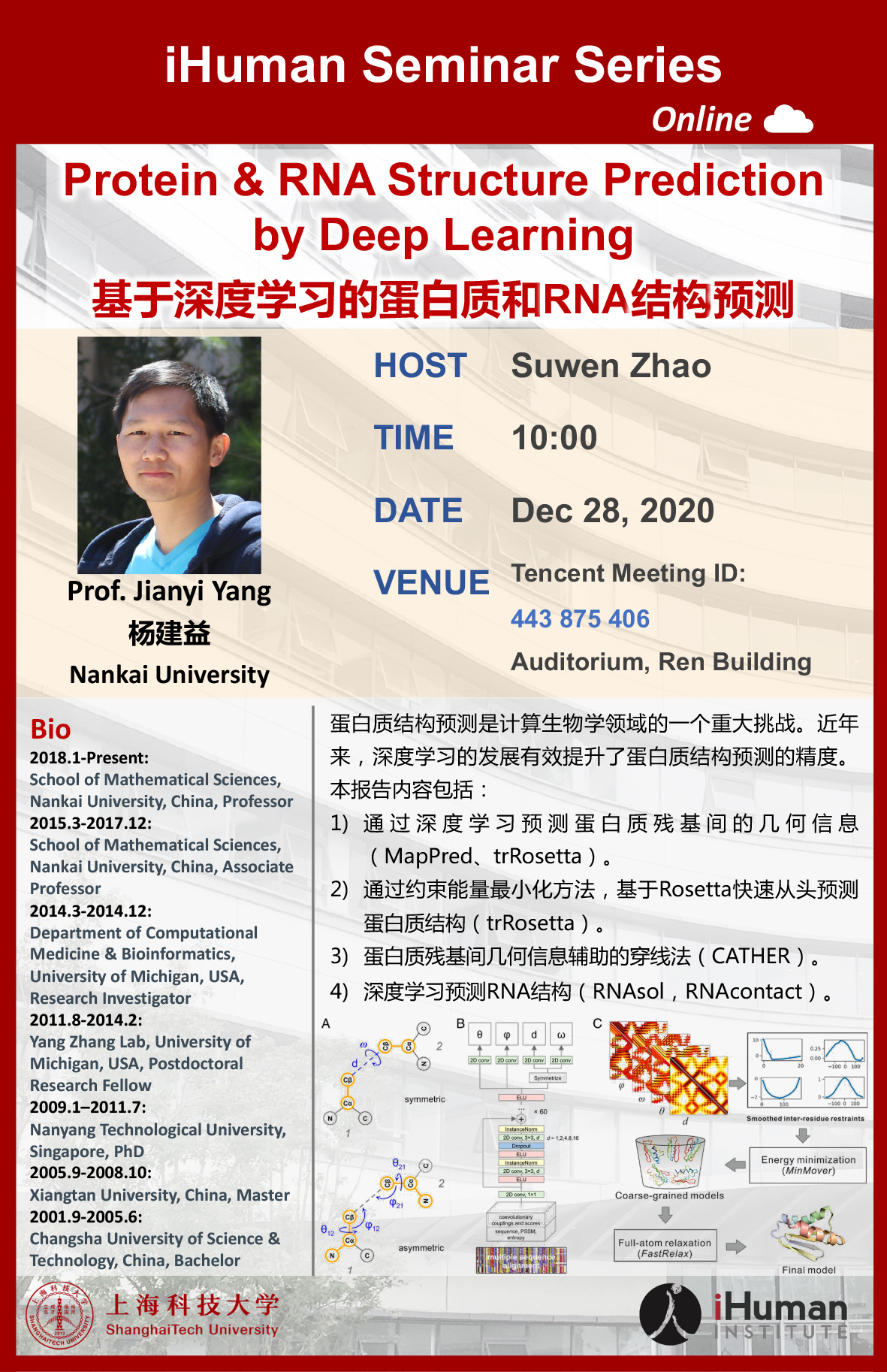 Protein & RNA Structure Prediction by Deep Learning